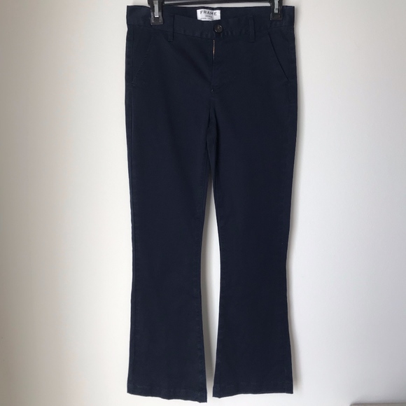 Frame Denim | Pants & Jumpsuits | Frame Denim Navy Blue Classic Pants ...